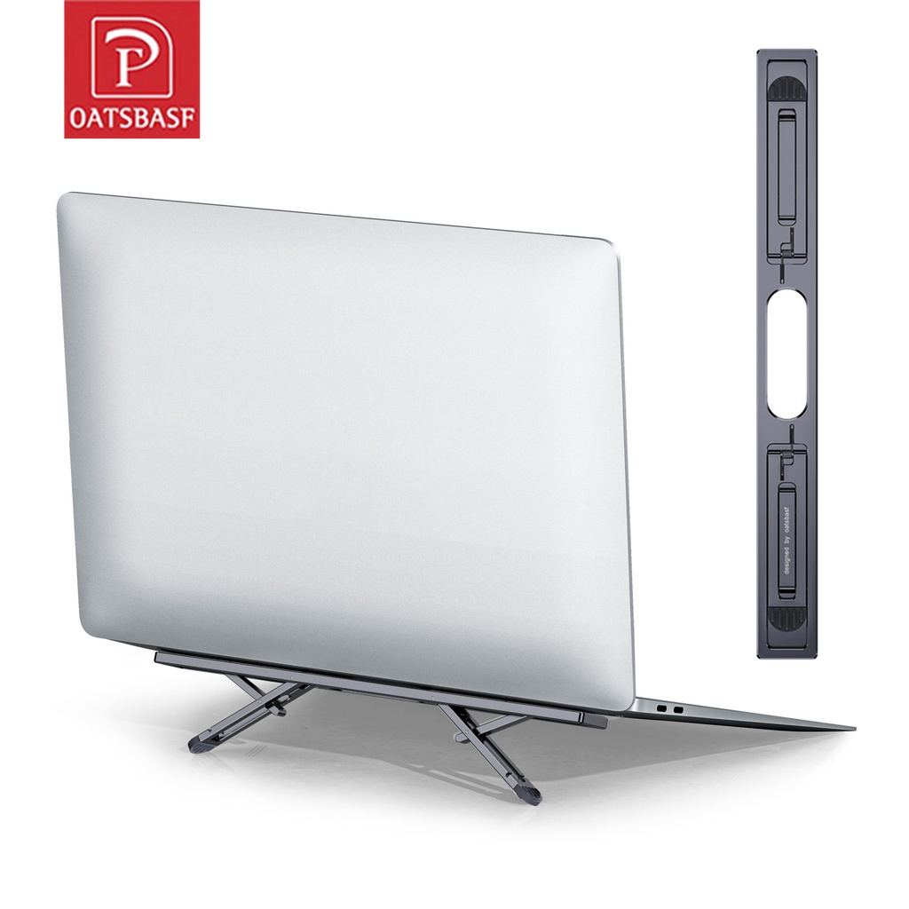 OATSBASF Portable Mini Invisible Laptop Stand Aluminum Foldable ...