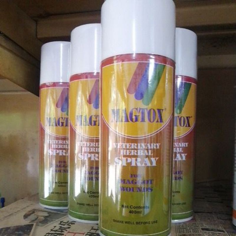 Magtox Herbal spray 400ml spray Maggot wound pet & animals | Shopee ...