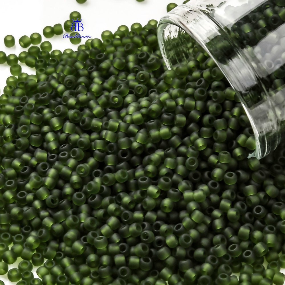 10 g TOHO Round Seed Beads Japanese Seed Beads (940F) Transparent Frost ...