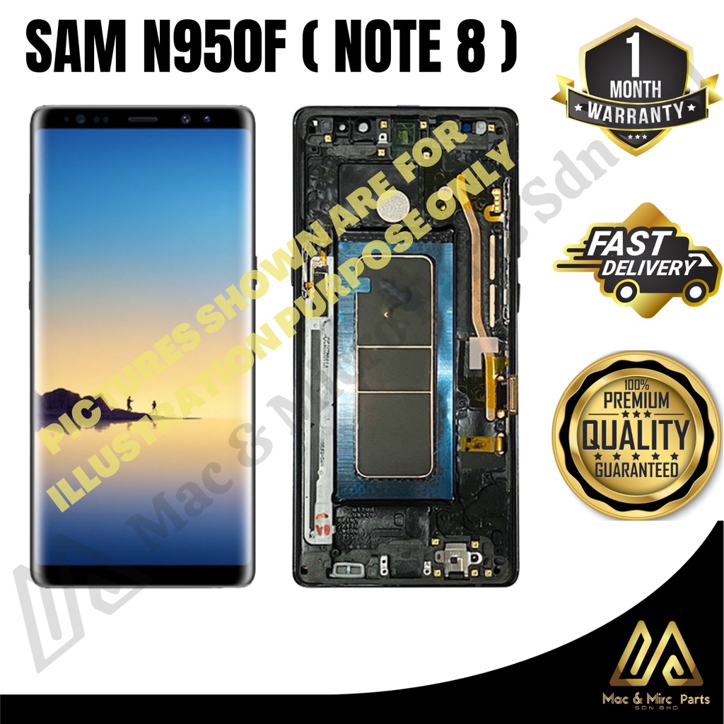 SAMSUNG N950F ( NOTE 8 ) ORIGINAL FULLSET LCD TOUCH DIGITIZER ...