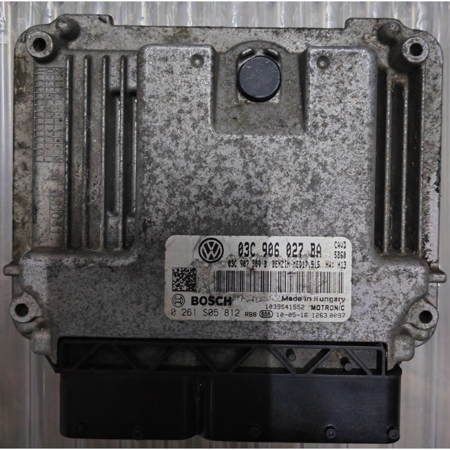 USED ECU FOR VW GOLF/SCIROCCO/BETTLE CAVD 1.4 TSI ECU 03C906027BA BOSCH MED17.5.5 BOSCH NUMBER ...
