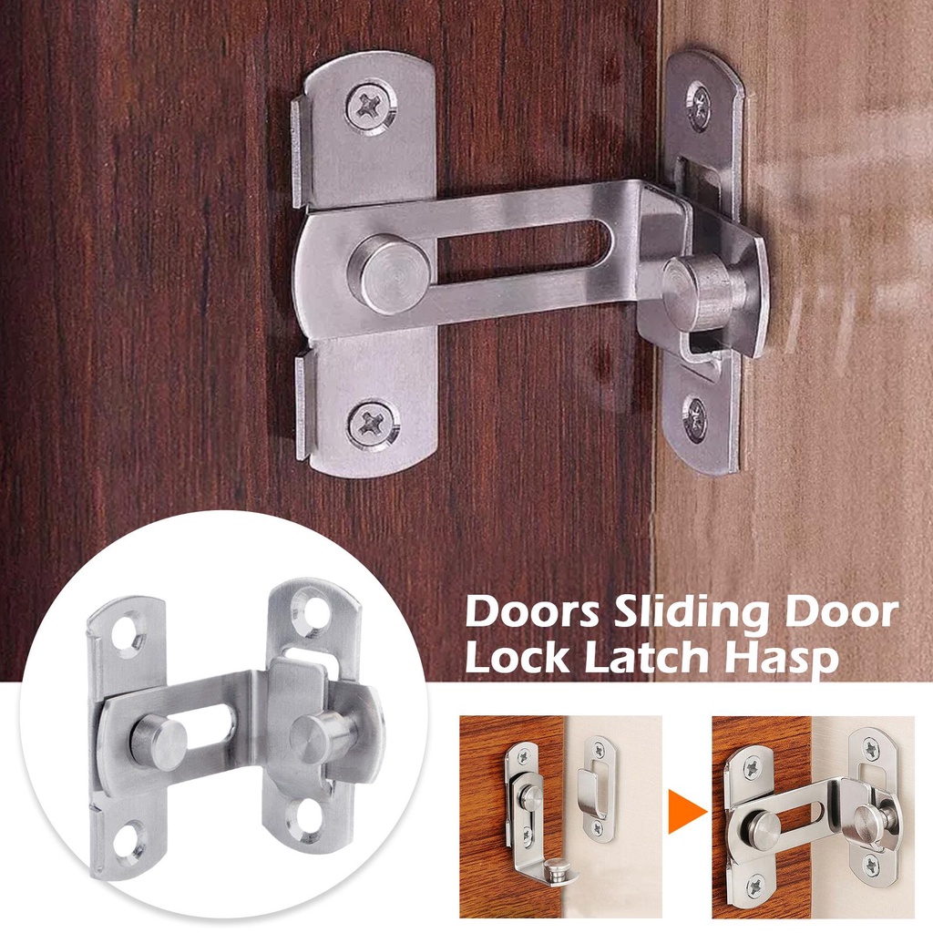 Punch-free Stainless Steel Door Buckle Latch Latch Old-fashioned Door ...