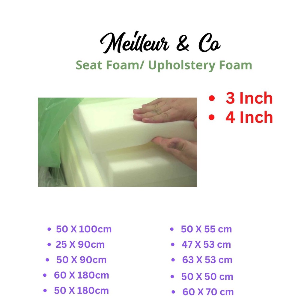 Meilleur DENSITY 28 Sponge Sofa Upholstery Span 3 inch and 4 Inch thick ...
