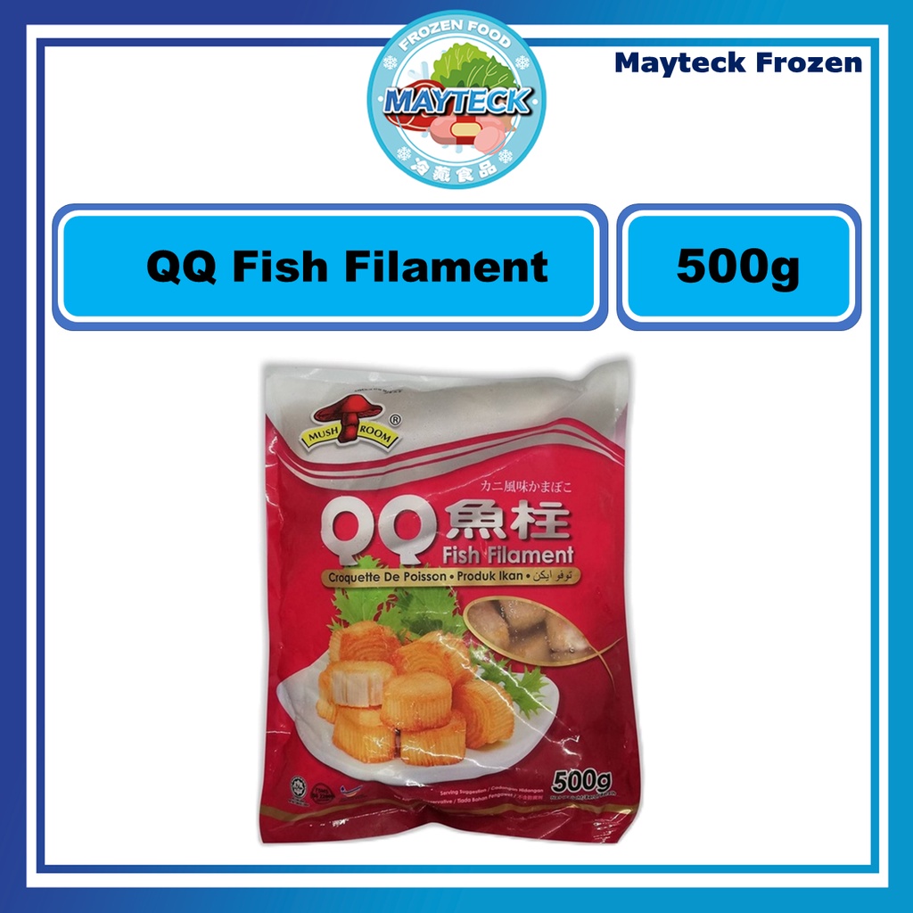 Mushroom QQ Fish Filament QQ鱼柱 (500g) | Shopee Malaysia