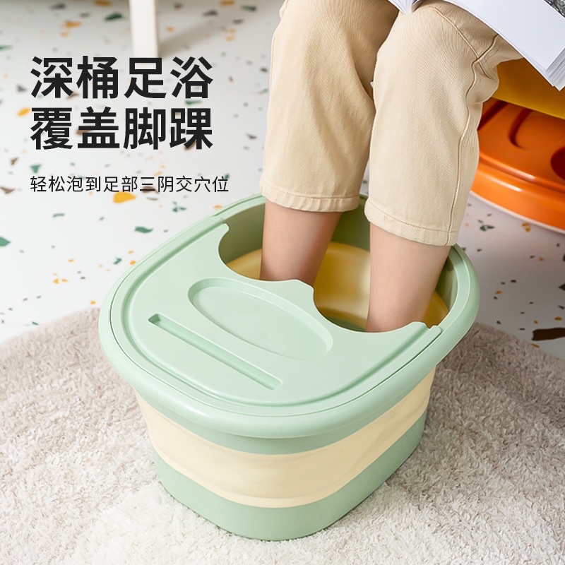 Foldable Foot massage Soaking Bucket Home Portable Calf Foot Bath Foot ...