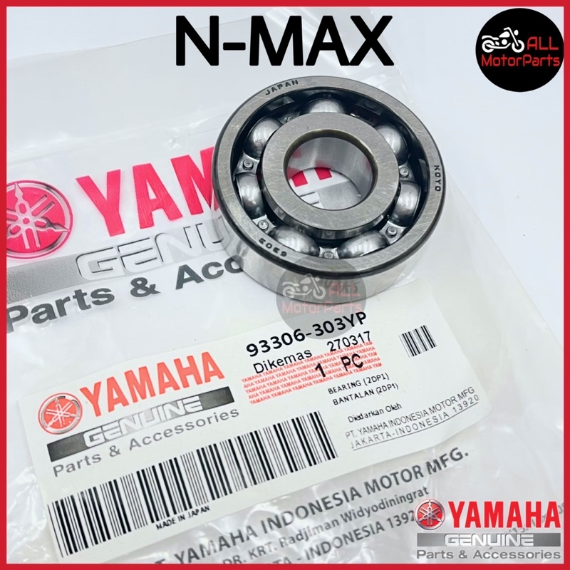 [100% ORI] N-MAX NMAX NVX XMAX BEARING (6303) REAR AXLE DRIVE WHEEL SHAFT RIM TYRE GEAR BOX ...