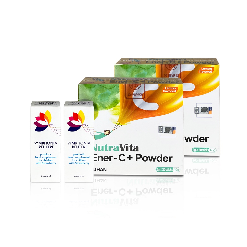 [FREE 2x NutraVita Ener C+Powder -20 Sticks] 2x Symphonia Reuteri ...