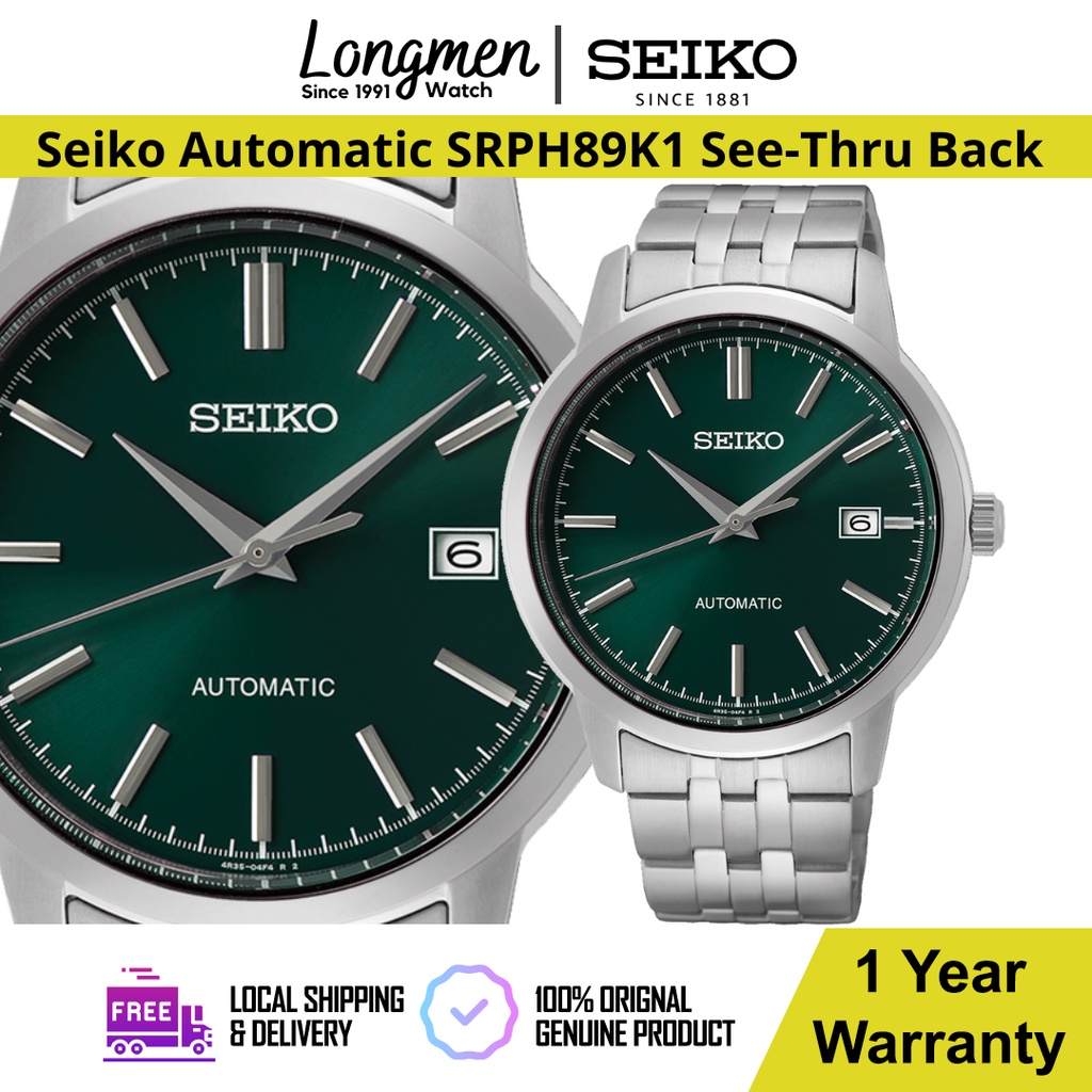 [Klang Longmen] Seiko Automatic SRPH89K1 SRPH89 100m WR 41mm Green Dial ...