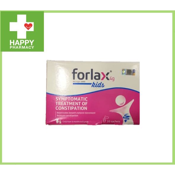 KIDS Forlax 4g Macrogol 4000 ( Child from 6 months to 8 year olds ) 20 ...