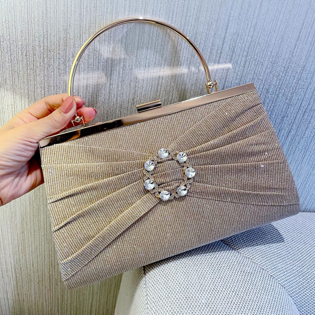 Portable Diamond Jewelry Shiny Dinner Bag Clutch For Woman Classy ...