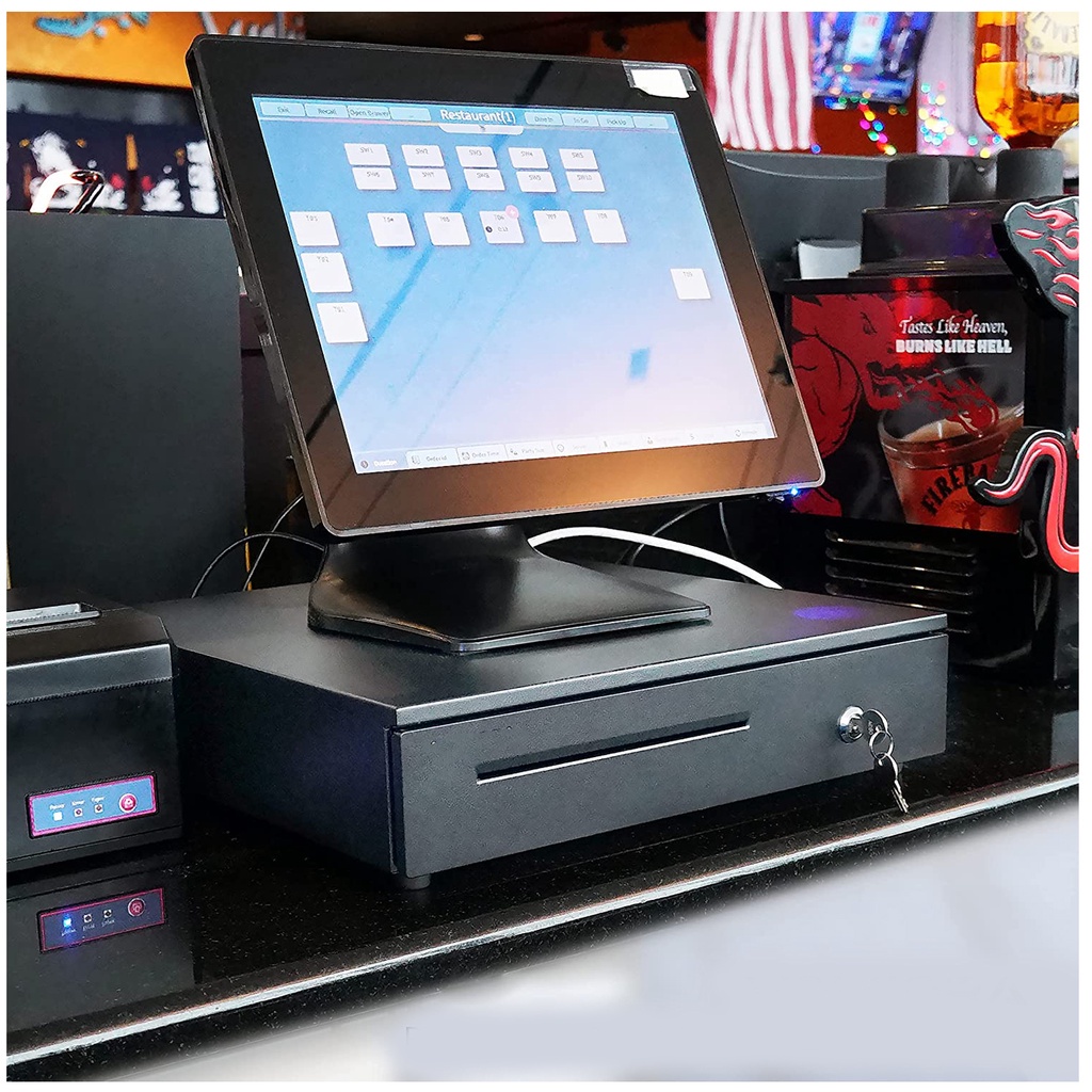[Bohr]Electronic Cash Drawer Box Case Storage Cash Box Supermarket Can ...