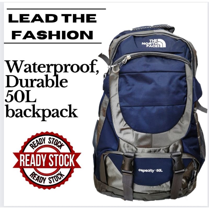 Outdoors camping waterproof Deuter 50L hiking beg | Shopee Malaysia