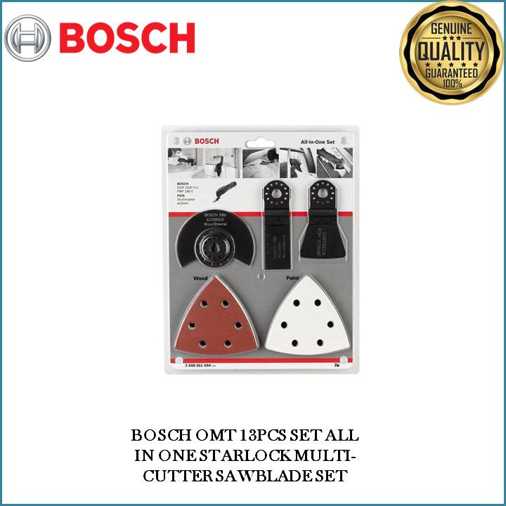 BOSCH OMT 13PCS SET ALL IN ONE STARLOCK MULTI-CUTTER SAWBLADE SET ...