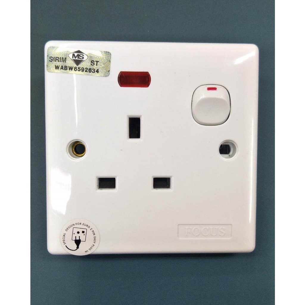 Sunstar 13A Single Switch Socket Outlet 13A (SIRIM) Switch Electric One ...