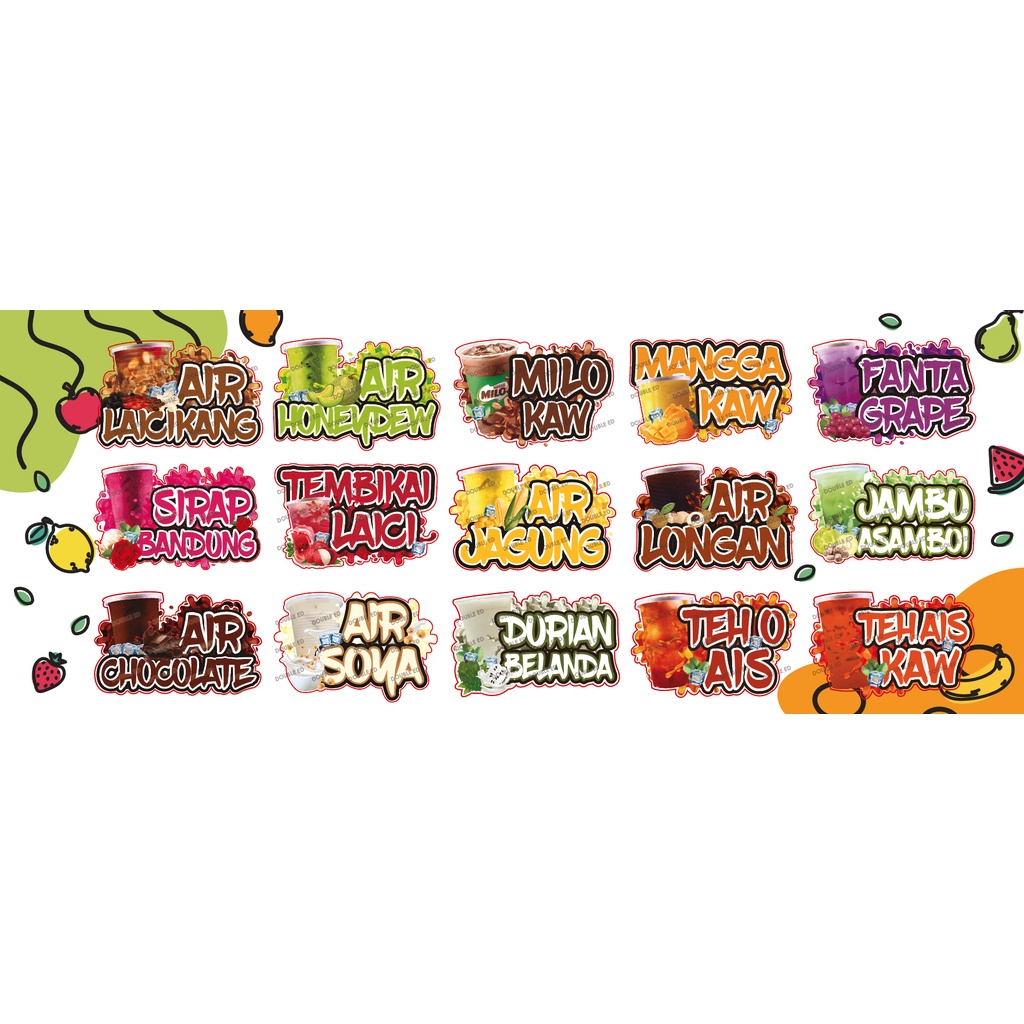 Sticker Air Balang (Landscape) 2024 | Shopee Malaysia