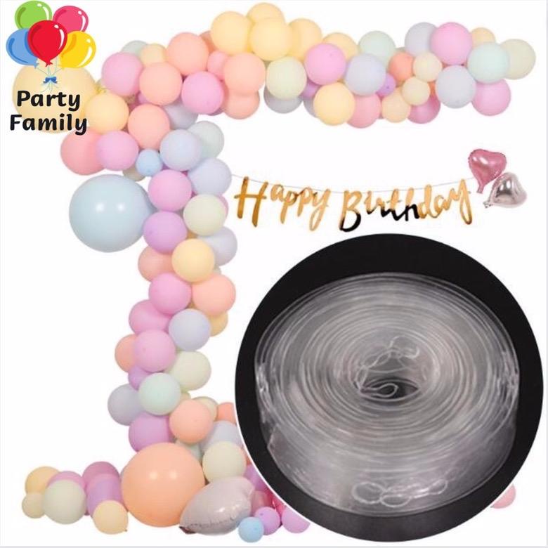 Balloon Connect Chain 2 Holes 5m Strip Irregular Long For Wedding Room ...