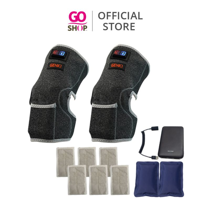 Genki Heated Knee Massager 4D Vibration to Relieve Pain; Improve ...