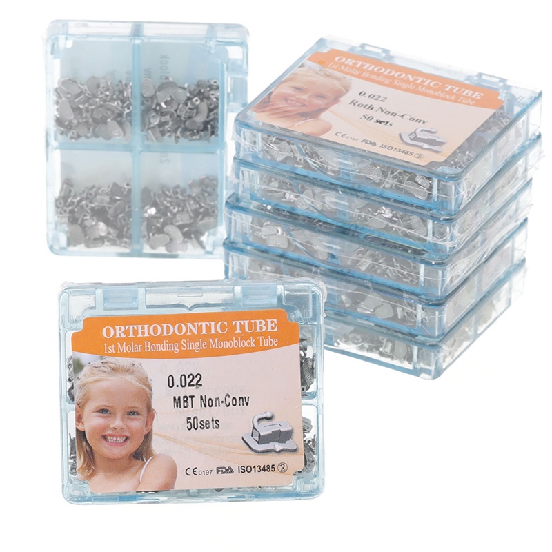 200pcs/box High Quality Dental Orthodontic Buccal Tubes Roth 0.022 ...