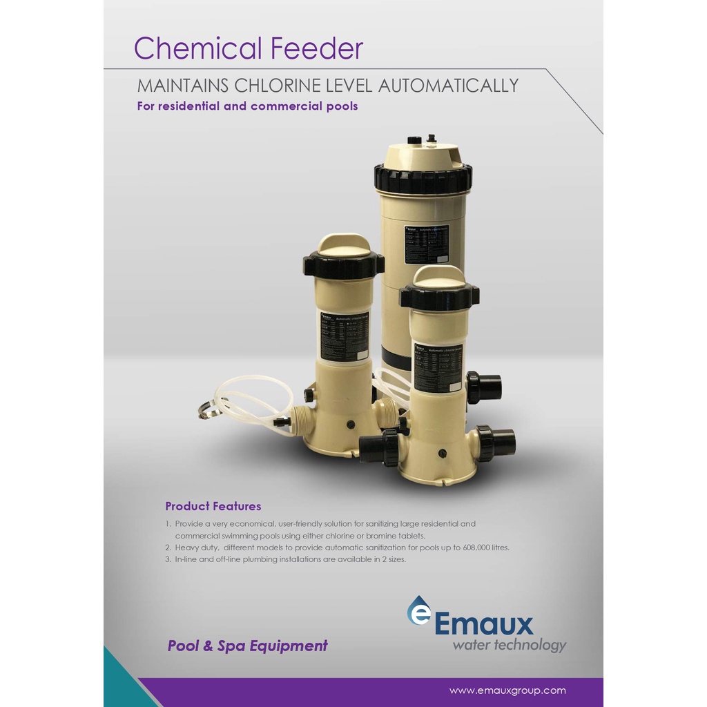 EMAUX CL-01 IN LINE CHLORINE FEEDER 2KG | Shopee Malaysia