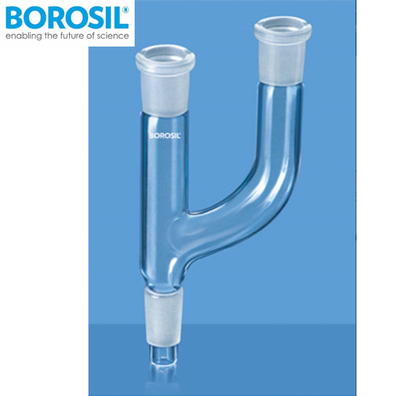 BOROSIL Adapter Multiple With Two Neck Parallel, Socket & Cone Joint ...