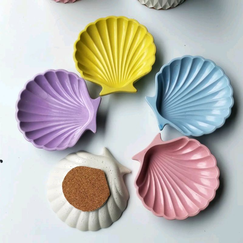 Shell tray | Shell tray | Dish package | Aesthetic tray | Jewelry tray ...