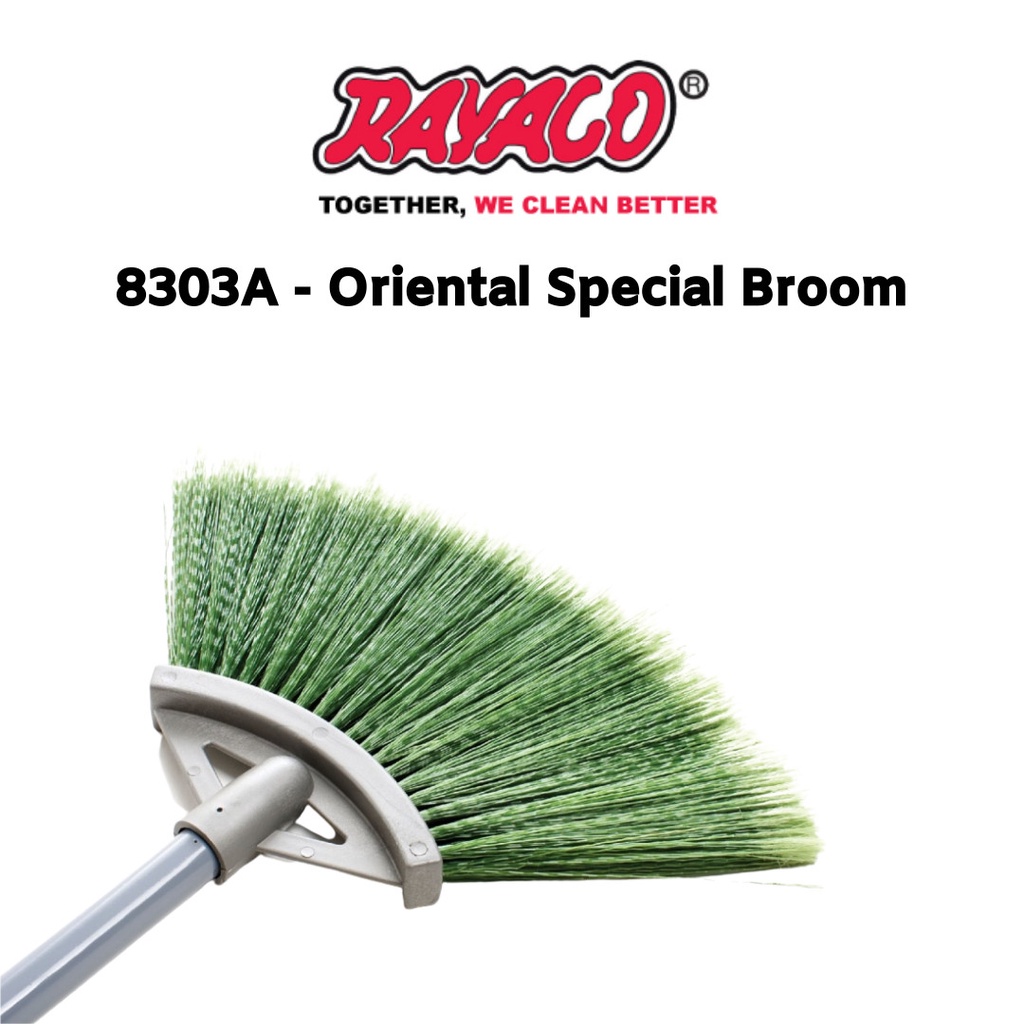 RAYACO | 8303A - Nylon PVC Broom Without Iron Handle Clean Sweep ...