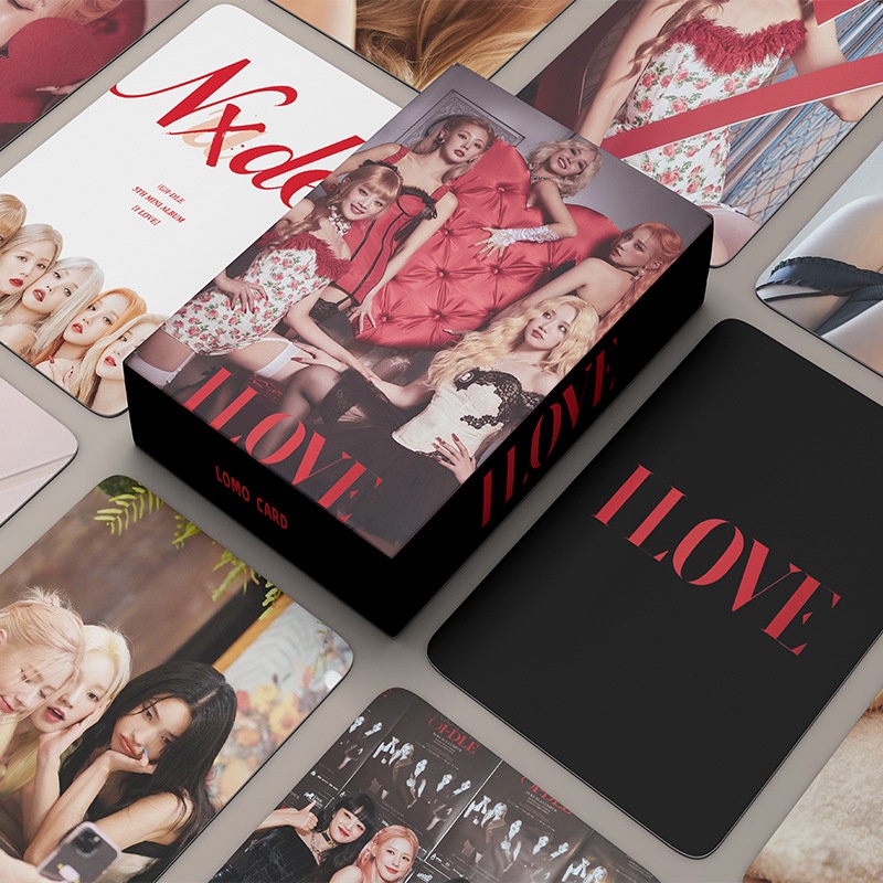 Kpop (G)I-DLE I Love Lomo Card DIY Album Collective Photo Poster Lomo ...