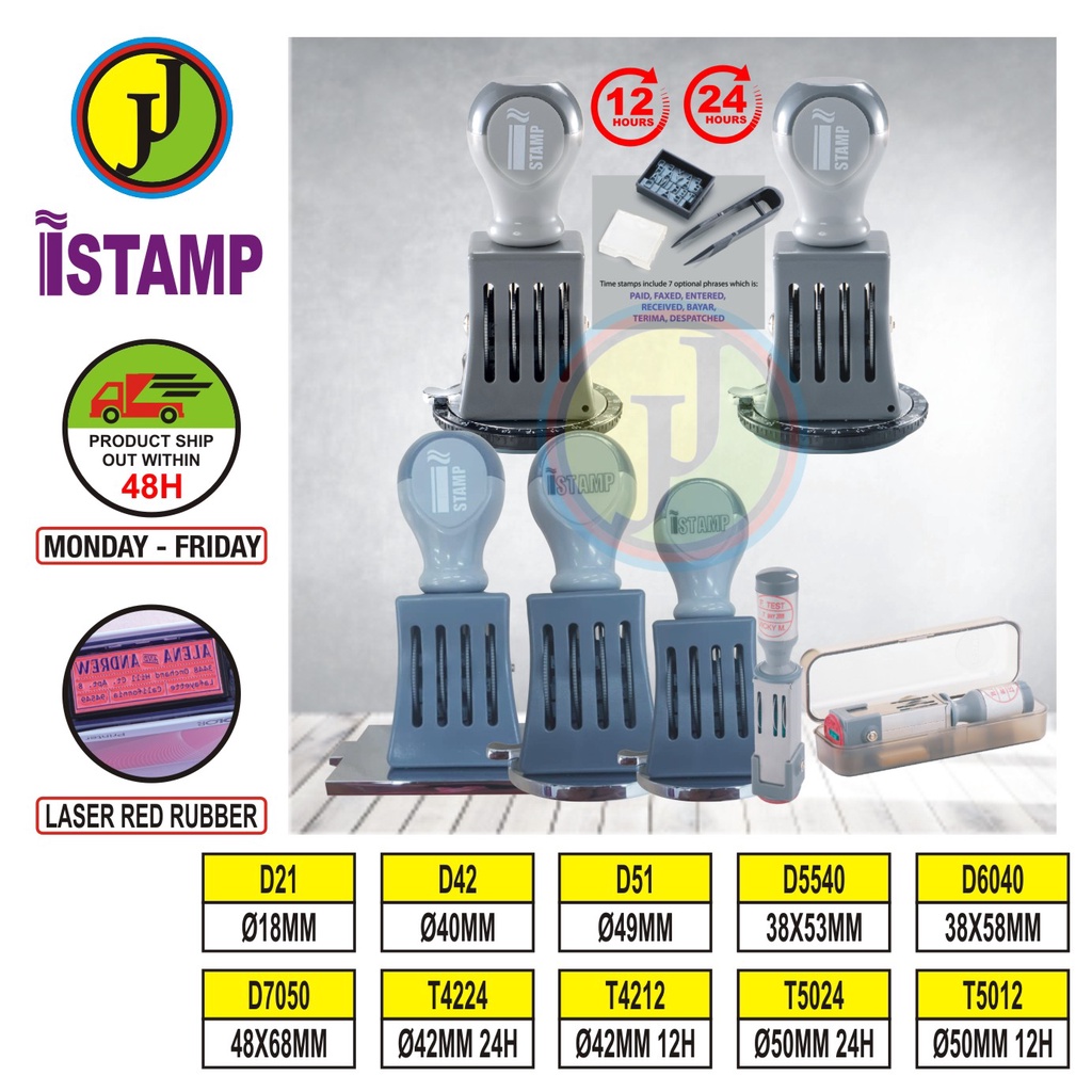 I Stamp Cop Getah Date Stamp Date Cop Tarikh Nama Stamp Chop Nama ...