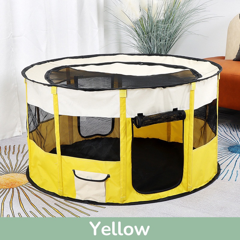 Portable Outdoor Cattery Fences Pet Tent Houses For Foldable Indoor Cat ...