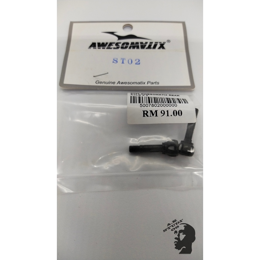 AWESOMATIX RC, ST03, REAR AXLE (2PCS) | Shopee Malaysia