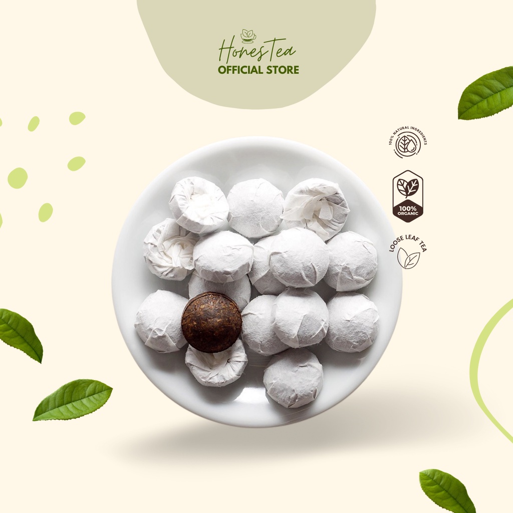 Honestea Puer Tuo Cha 100% Natural and Organic Compressed Puer Tea ...