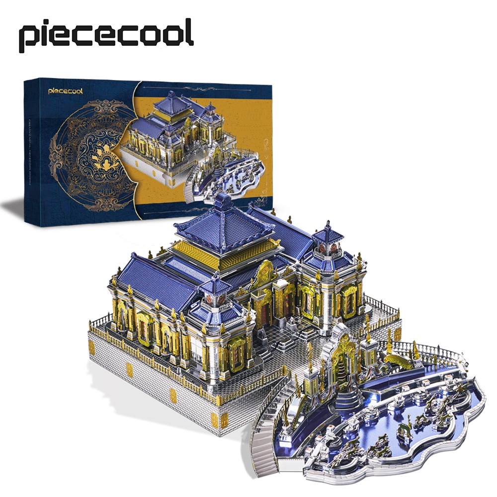 Piececool 3D Metal Model Kit The Old Summer Palace Chinese Traditional ...