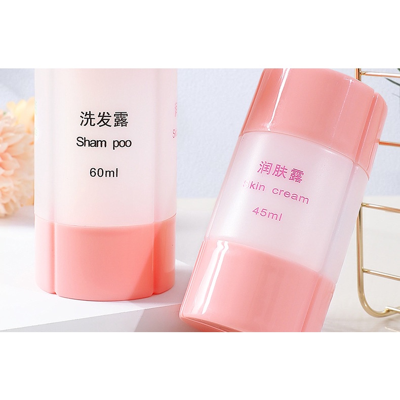 Disposable Shampoo Bottle Travel Shampoo 旅行分装瓶 化妆品 四合一 三合一 旅游便携套装 洗发水 ...
