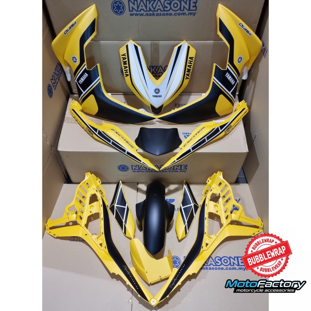YAMAHA Y16ZR Y16 NEW COVER SET DESIGN KENNY ROBERT MATT YELLOW #NEW # ...