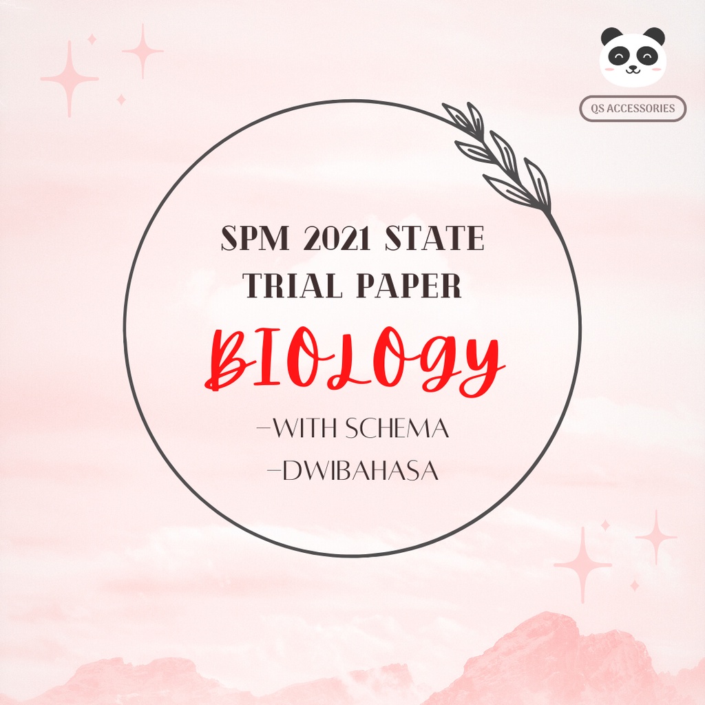 💯SPM 2021 Biology(BIO) State E-Trial Papers in PDF (7 Sets) 💯 | Shopee ...