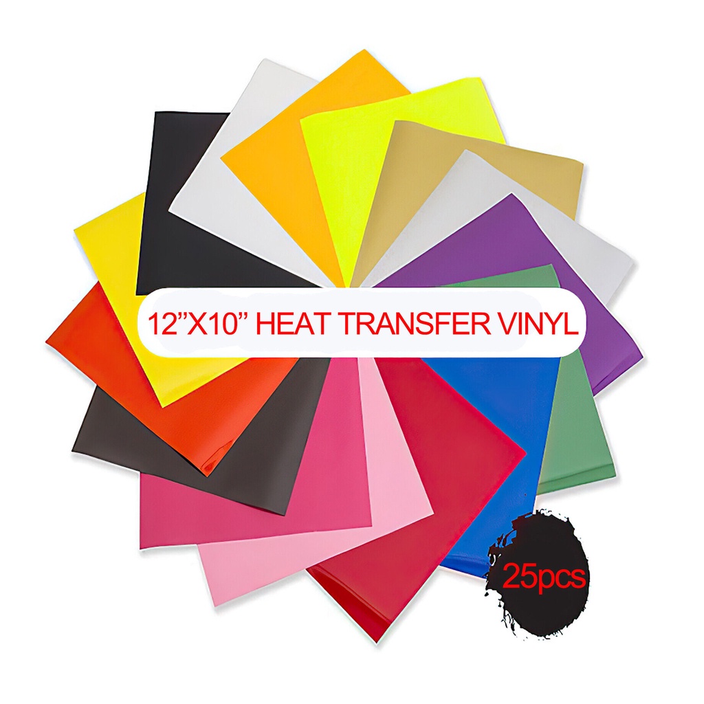 HTVRONT Printable Heat Transfer Vinyl 16PCS | Shopee Malaysia