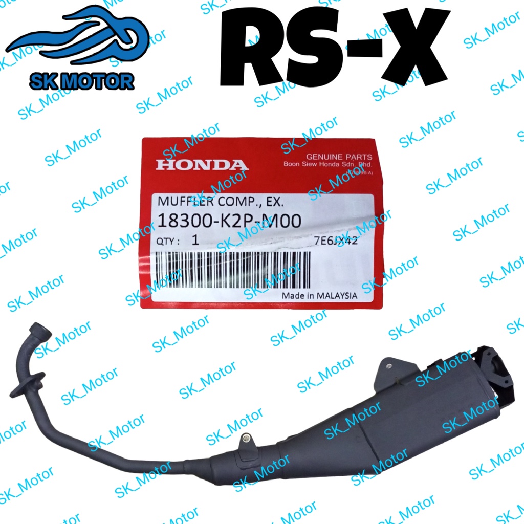 Honda RS-X RSX 150 Original Muffler Comp Exhaust Pipe Ekzos Ezos 18300 ...