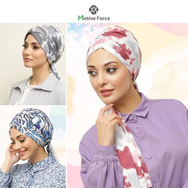 Motive Force Instant Turban Women Hijab Scarf Print Fashionablestyle ...