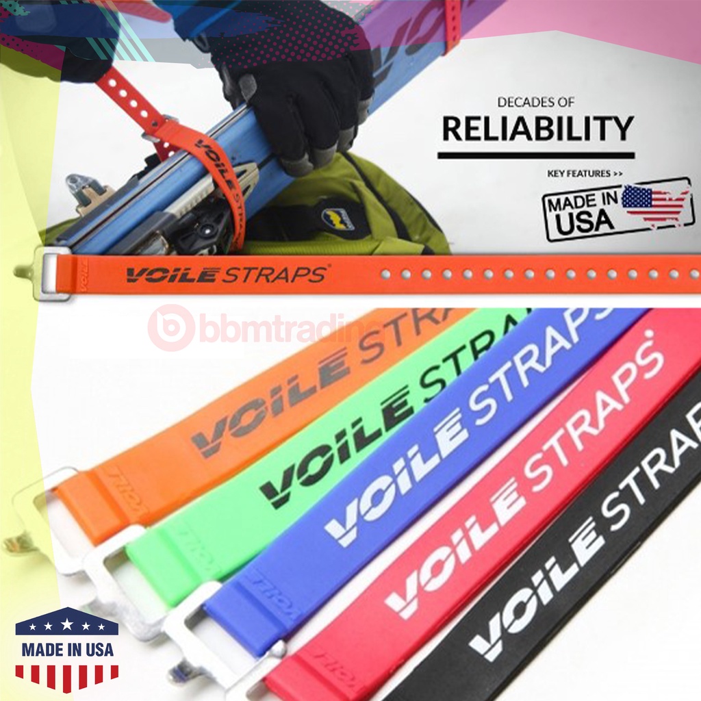 VOILE STRAPS STANDARD SERIES 15" 20" 25" ALUMINIUM BUCKLE ONE STRAPS A ...