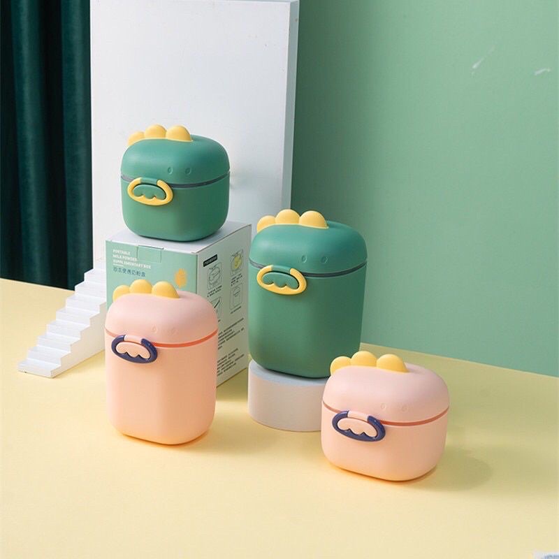 Milk Storage Box, Large Dinosaur Food Storage 800ml Small 400ml ...