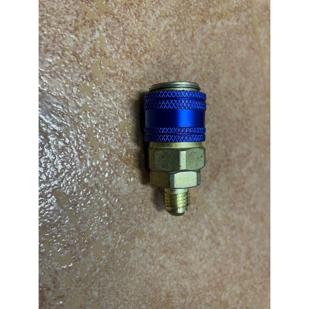 2 Pcs R134a Adapter Car Aircond socket Gas Penyaman Udara Kereta Freon ...