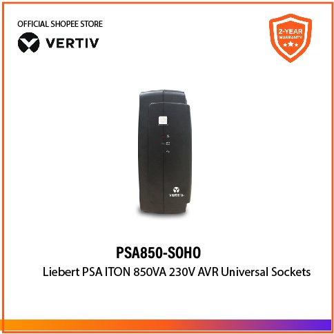 Vertiv™ Liebert® PSA itON SOHO 850VA/510W, 290V AVR Line interactive ...