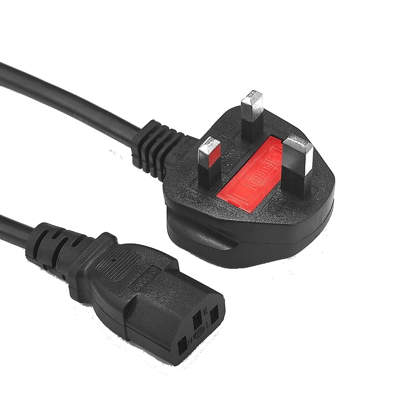 Power Cord Cable Fuse PC Computer Monitor 3 Pin UK (1.5m) | Shopee Malaysia
