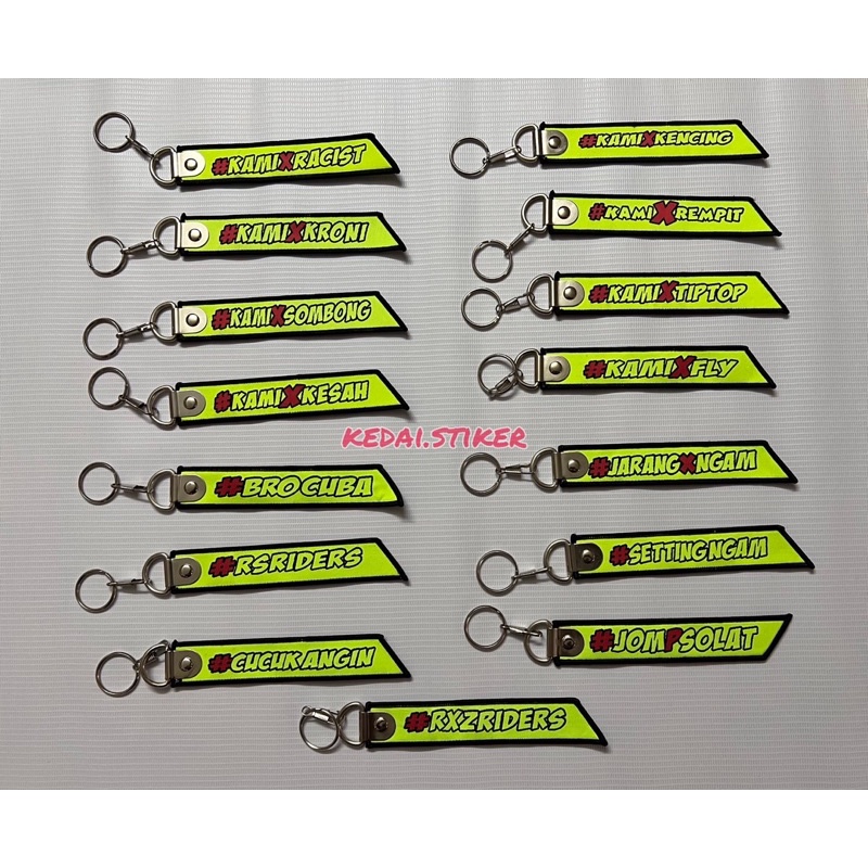 keychain kain motor keychain untuk kunci motor | Shopee Malaysia