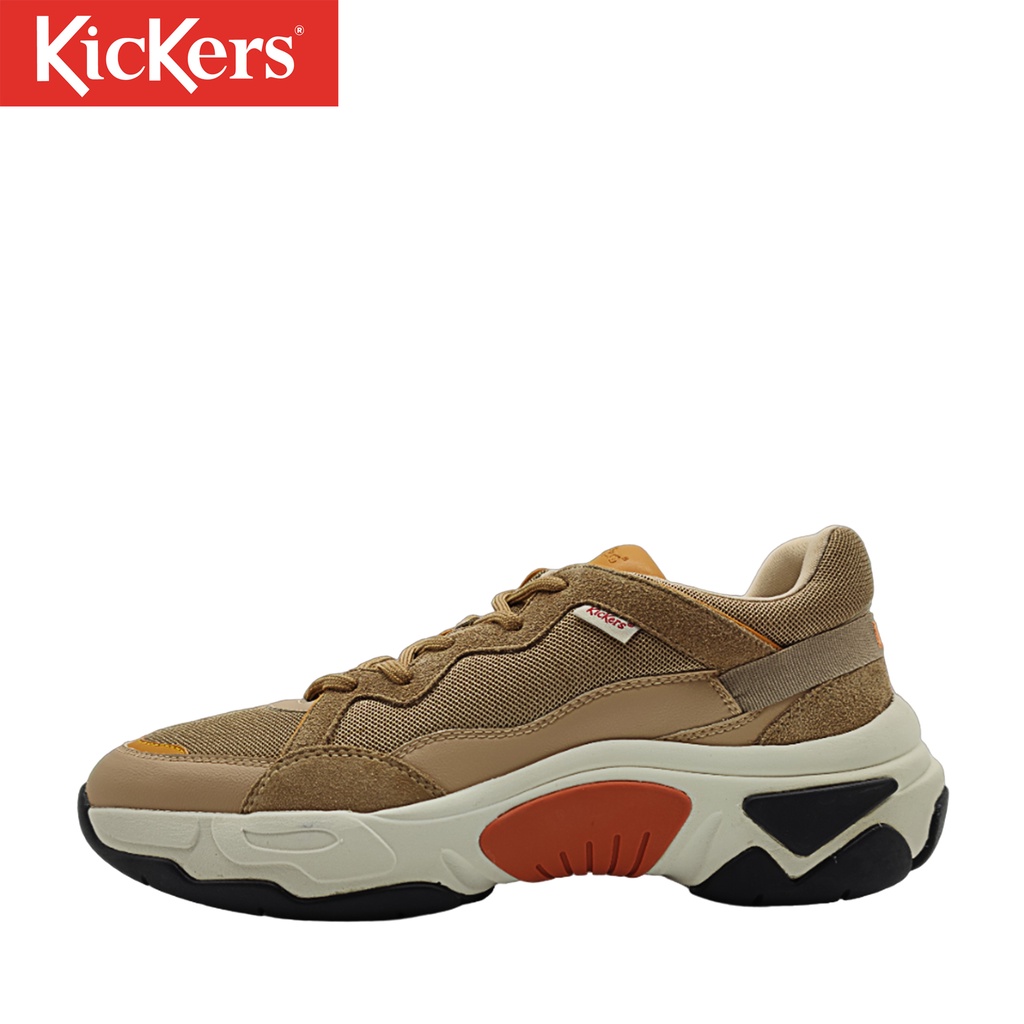 Kickers Men's Genuine Leather X Mesh Fabric Casual Sport Sneaker # ...