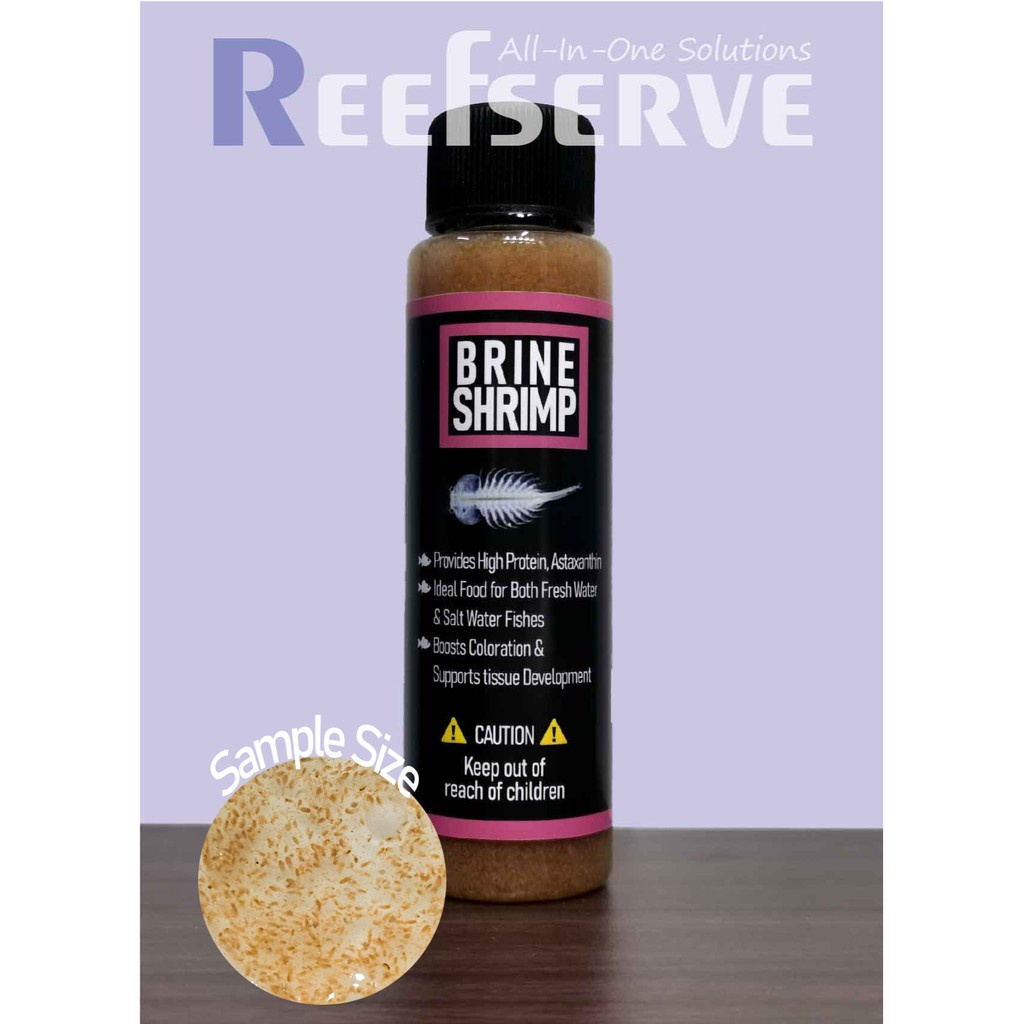 BRINE SHRIMP 80ml REEFSERVE/AQUATIC FOOD/FRESHWATER & MARINE ...