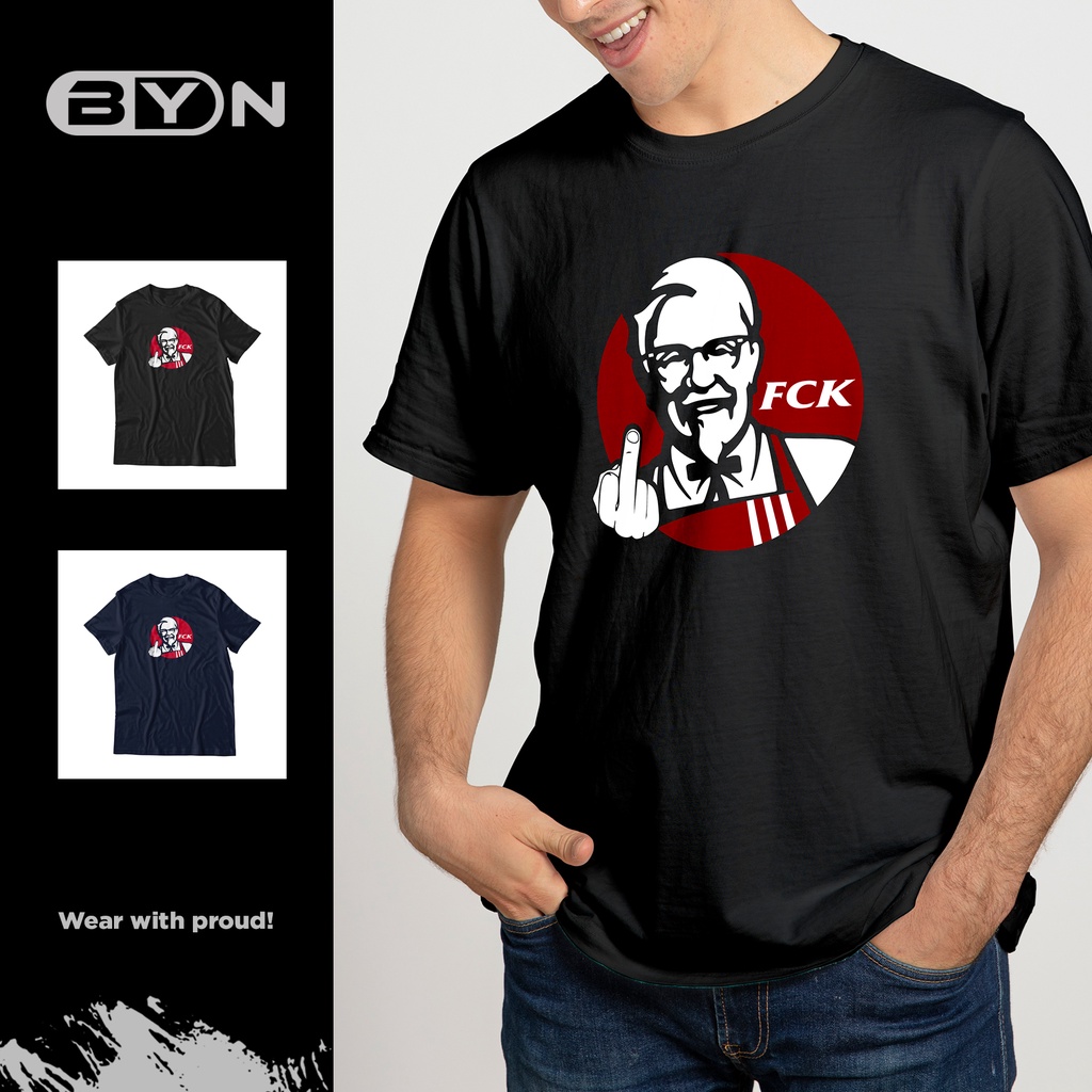 Kfc x FCK Funny Words T-Shirt | Shopee Malaysia