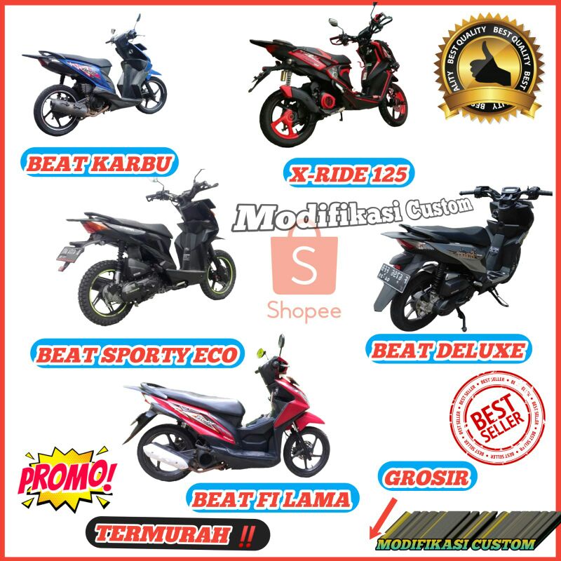 Tail CUSTOM CTM XRIDE 125 HONDA BEAT STREET FI ESP DELUXE & Carburetor ...