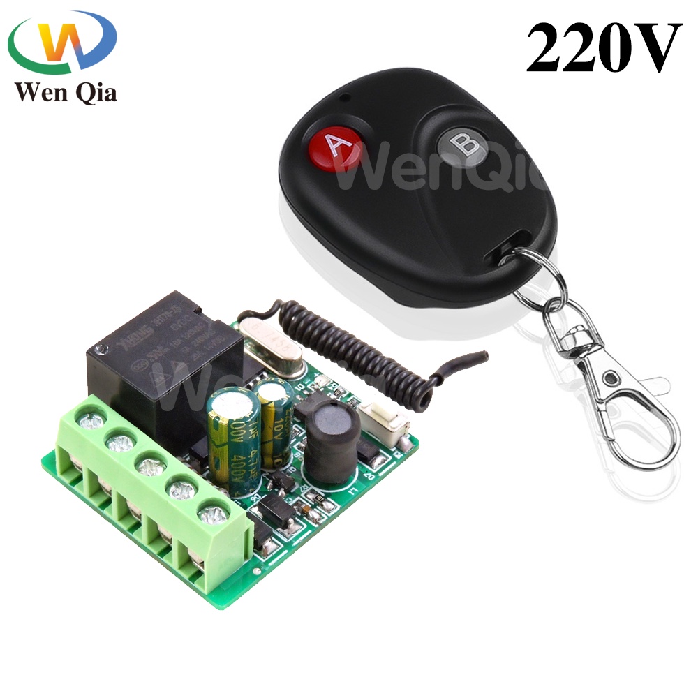 433 Mhz RF Remote Controls Wireless Remote Control Switch 220V 1CH ...