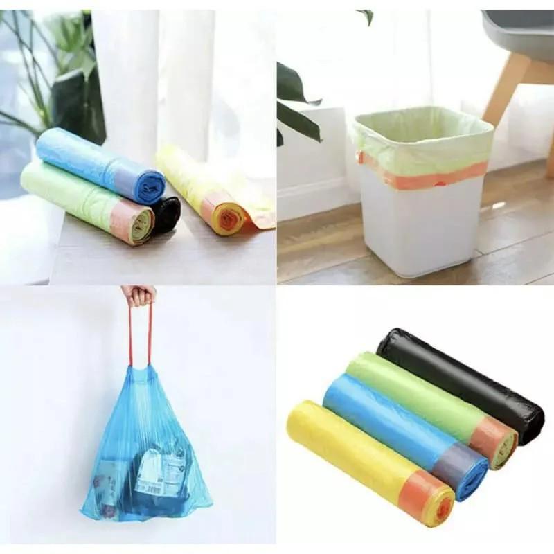 Plastic rope drawstring trash bag plastic bag trash bin garbage bin ...